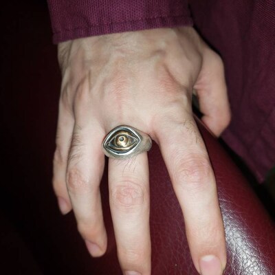 Illuminati Visionary Occult Ring, Evil Eye Ring, Protective Ring - Etsy