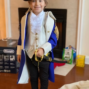 Alexander Hamilton Children's Uniform, Colonial Costume, Revolutionary ...