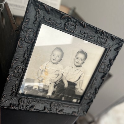 Satin Black Picture Frame Victorian Gothic Style A4 4x4 4x6 - Etsy