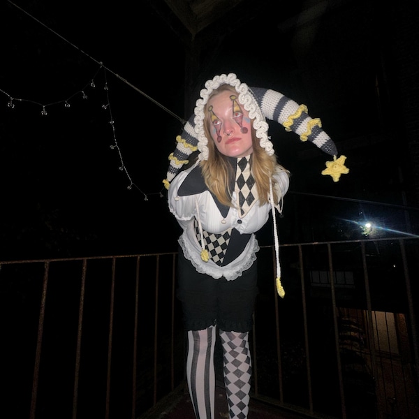 Buffoon Costume, Collar and Corset Medieval Cosplay, Baroque Jester ...
