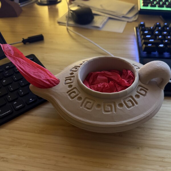 Oil Lamp, Downloadable 3D Printable STL Files to Print Your Own ...