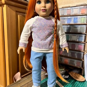 Avila Aviator Jacket 18 Inch Doll Clothes Pattern Fits Dolls | Etsy