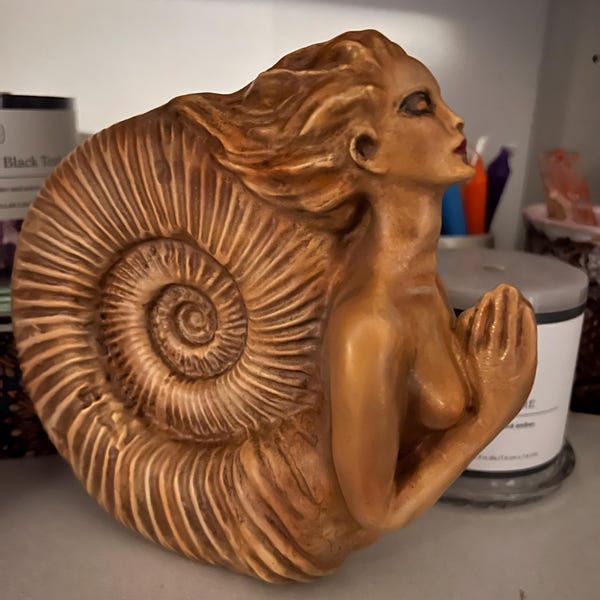 Ammonite Woman, Ancient Spirit Sculpture, by Debra Bernier, Shaping ...
