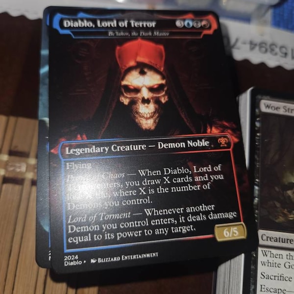 Diablo Themed Commander Deck Proxies, Demon Tribal/reanimation, 105 ...