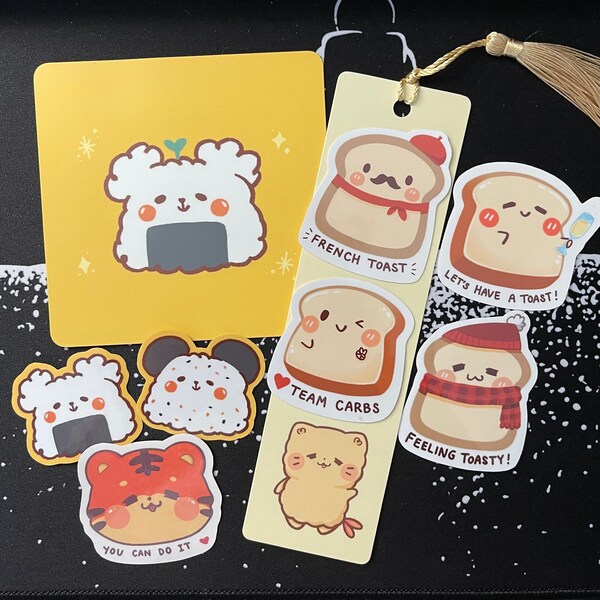 Coffee and Toast Sticky Notes/ Cosy Bakery Cafe Theme/ Cute Office ...