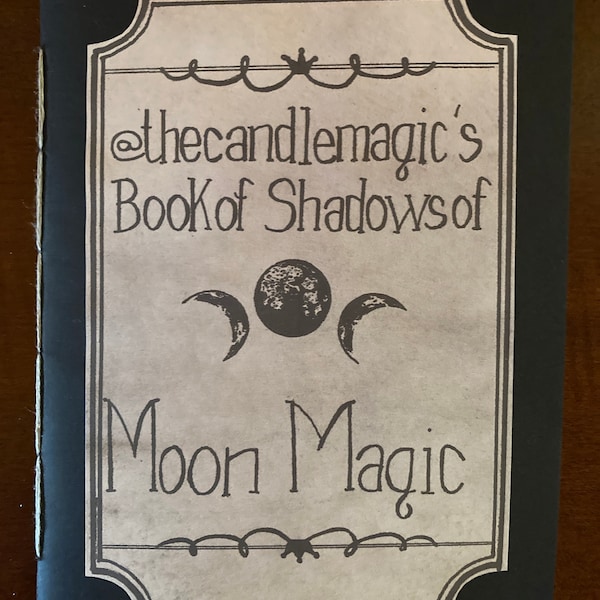 Moon Magic Book of Shadows - Etsy