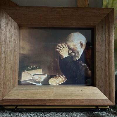 Grace by Eric Enstrom Digital Download, Man Praying Over Bread ...