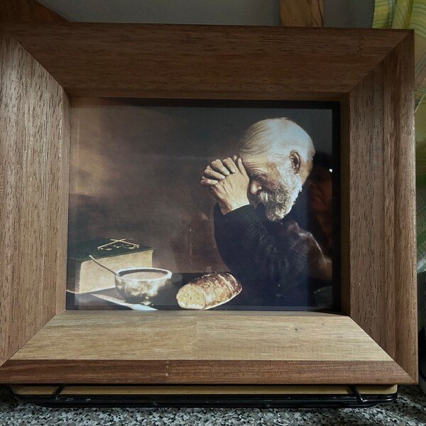 Grace by Eric Enstrom Digital Download, Man Praying Over Bread ...