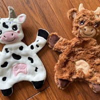 ITH Cow Toy Stuffie Softie Pattern 2 in 1, Machine Embroidery Files ...