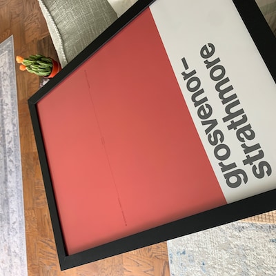 Chicago L Subway Map / CTA / Minimal Poster Print / Subway - Etsy