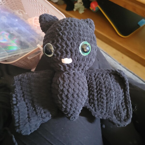 PATTERN: Plush Binx the Bat Pattern Amigurumi Chunky Bat Pattern Super ...