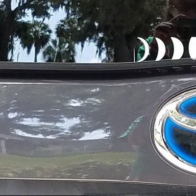 Moon Phases Vinyl CAR DECAL, Astronomy Gifts, Astrology Sticker, Witchy ...