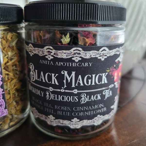 Black Magick Witches Brew Tea~ Magick, English Tea, Crystal Tea ...
