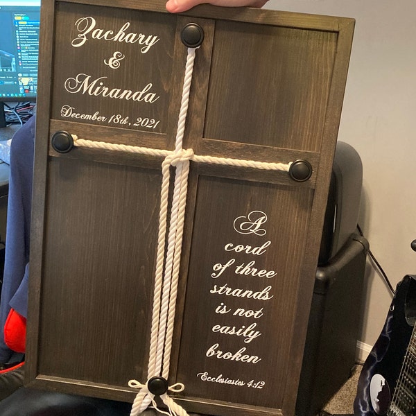 Trinity Braid - Cord of Three Strands Unity Ceremony Wedding Decor ...