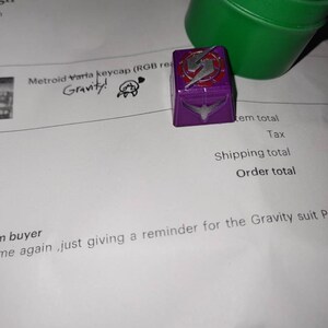Metroid Gravity Suit/ Purple Keycap RGB MX Stem - Etsy