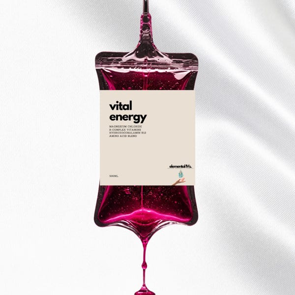 Custom Medspa | IV Hydration Bag Labels [canva Template] - Etsy