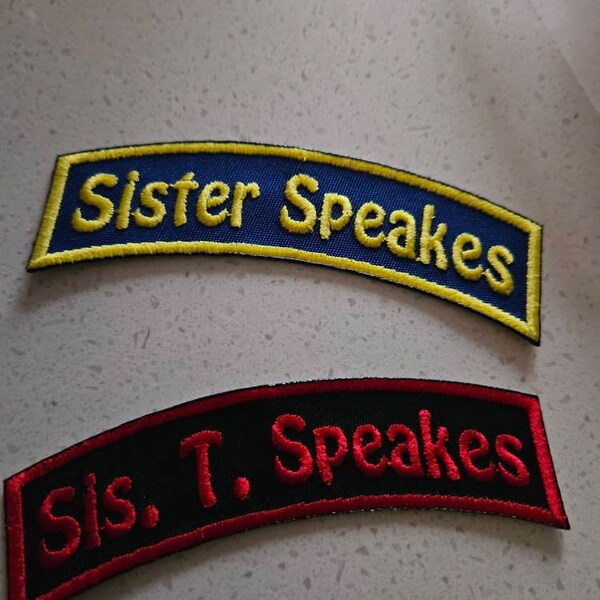1 by 4 Arched Embroidered Patch Custom Patch Name Patch With Hook and ...