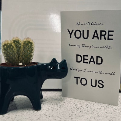 Dwight You're Leaving Co-worker Farewell Card - Etsy