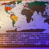 Scratch off World Map With Flags World Map Scratch off Travel Tracker ...