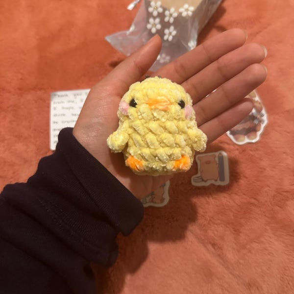 Crochet Duck Keychains - Etsy
