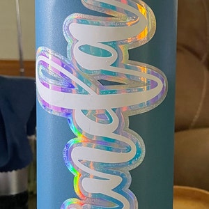 Kayla Monogram // Custom Letter Vinyl Decal // Vinyl Stickers | Etsy