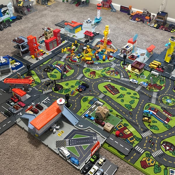 Highway Entrance Road Set - City Streets Expansion Compatible W ...