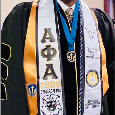 Alpha Phi Alpha Ice Stole - Etsy