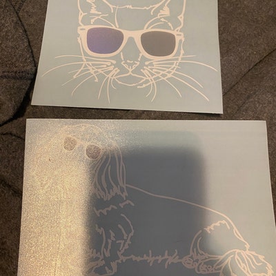 Cat Decal, Vinyl Decal, Car Decal, Bumper Sticker, 5 Decal - Etsy