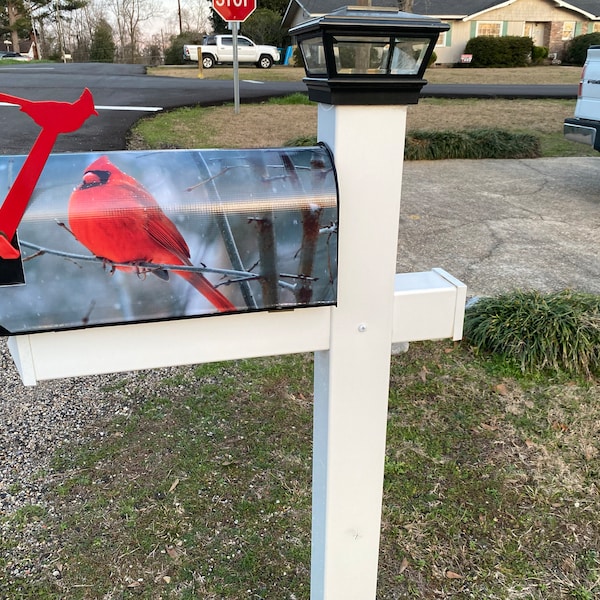 Thin Red Line, Firefighter's Mailbox Wrap, Mailbox Cover - Etsy