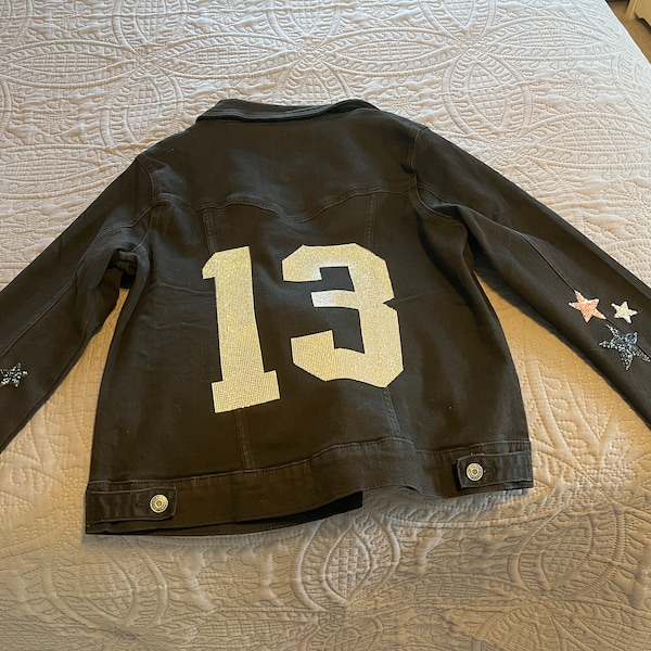 Large Rhinestone Number Patches, Choose Your Number, 0 - 9 Large Bling ...