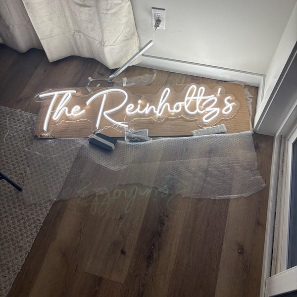 Custom Neon Wedding Sign Wall Decor, Neon Name Sign Wedding Decor, Neon ...