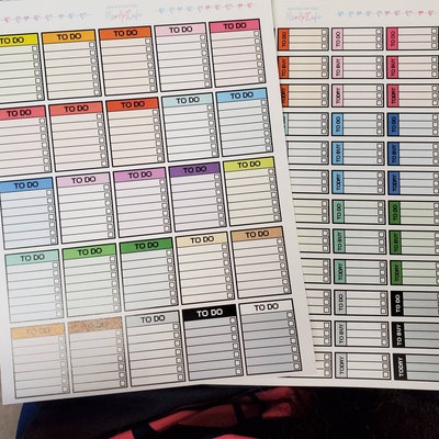 Fitness Tracker Printable Planner Sticker Weekly Planner, Happy Planner ...