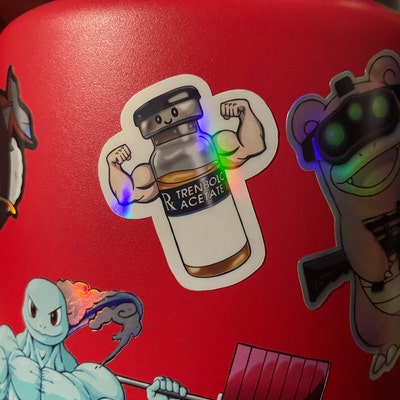 Masteron Gym Bro Lifting Sticker Gym Sticker Flexing Vinyl Sticker Gym ...