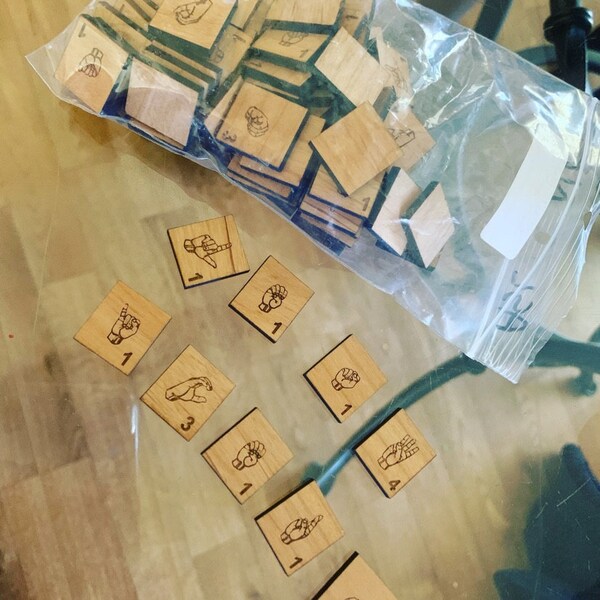 Alder Wood Star Trek Klingon (ship Hull) Scrabble Tiles - Etsy