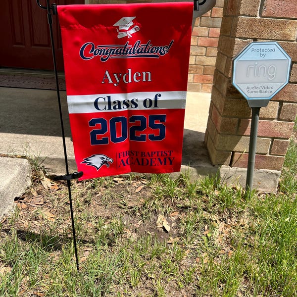 Personalized College Graduation Yard Sign 2025, College Logo Sign ...