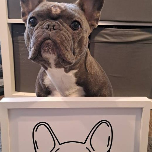 Dog Ears Print | Poster | Home Décor | Gift | Minimalist | Personalised ...