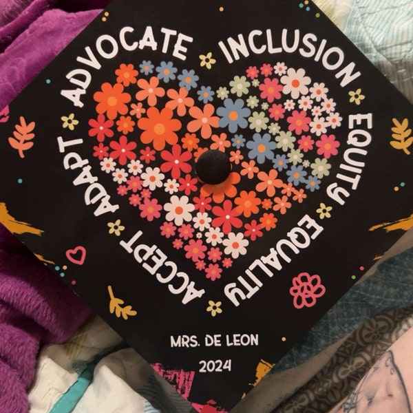 Autism Awareness Graduation Cap Topper, Customized Special Education ...