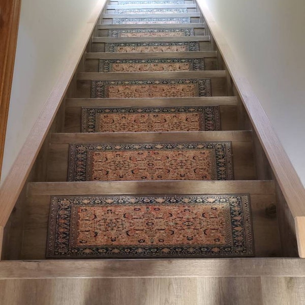 Stair Runner Tread, Non-slip Rug, Easy to Clean, Stair Mat, Rug Runners ...