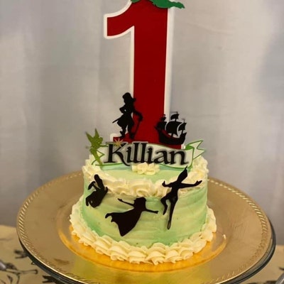 Peter Pan Cake Topper Beautifully Detailed With Pan, Tinderbell and ...