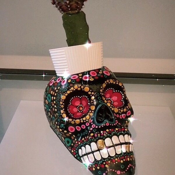 Sugar Skull Gifts, Personalized Memorial Gift, in Honor of Deceased, in ...