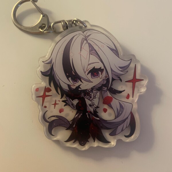Honkai Star Rail Acrylic Keychain With Sakura Clasp -4 Characters Robin ...