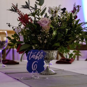 Table Numbers Wedding Acrylic, 4x6, Wedding Signs, Table Numbers ...