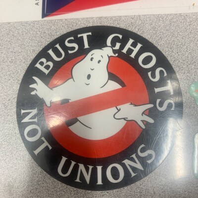 Bust Ghosts Not Unions Sticker Join a Union Sticker - Etsy