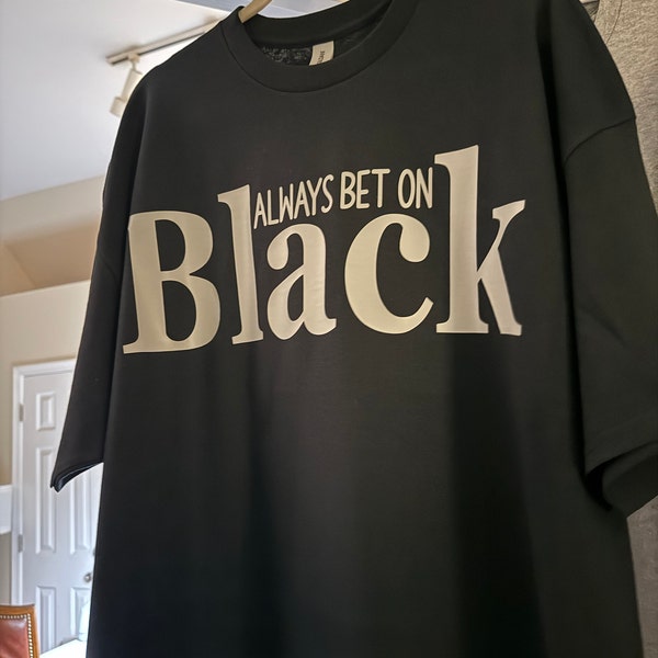 Always Bet on Black SVG, Dxf, Png, and Eps - Etsy