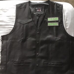 Custom Embroidered Top and Bottom Rocker Set MC Biker Patch - Etsy