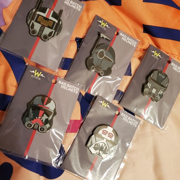Bad Batch Helmet Pins - Etsy