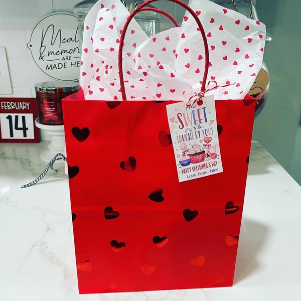 Editable Teachers Valentine's Day Apprication Gift Tag Teacher Candy ...