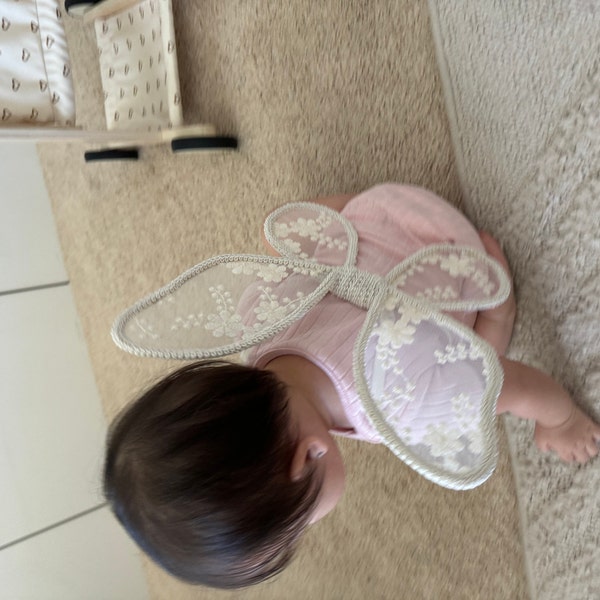 Baby Child Floral Fairy Double Wing Dressup Quality Fairy Wings ...