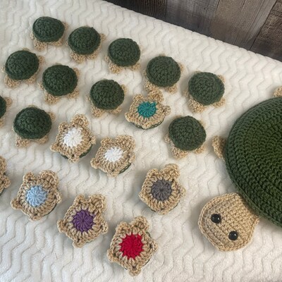 The ORIGINAL Turtle Memory Game PATTERN English Pdf ORIGINAL Stitched ...