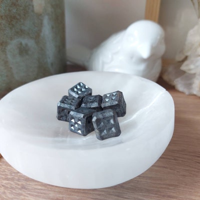 Set of Six Steel Hand Forged Dice Unique Collectible Dice Dnd Dungeons ...